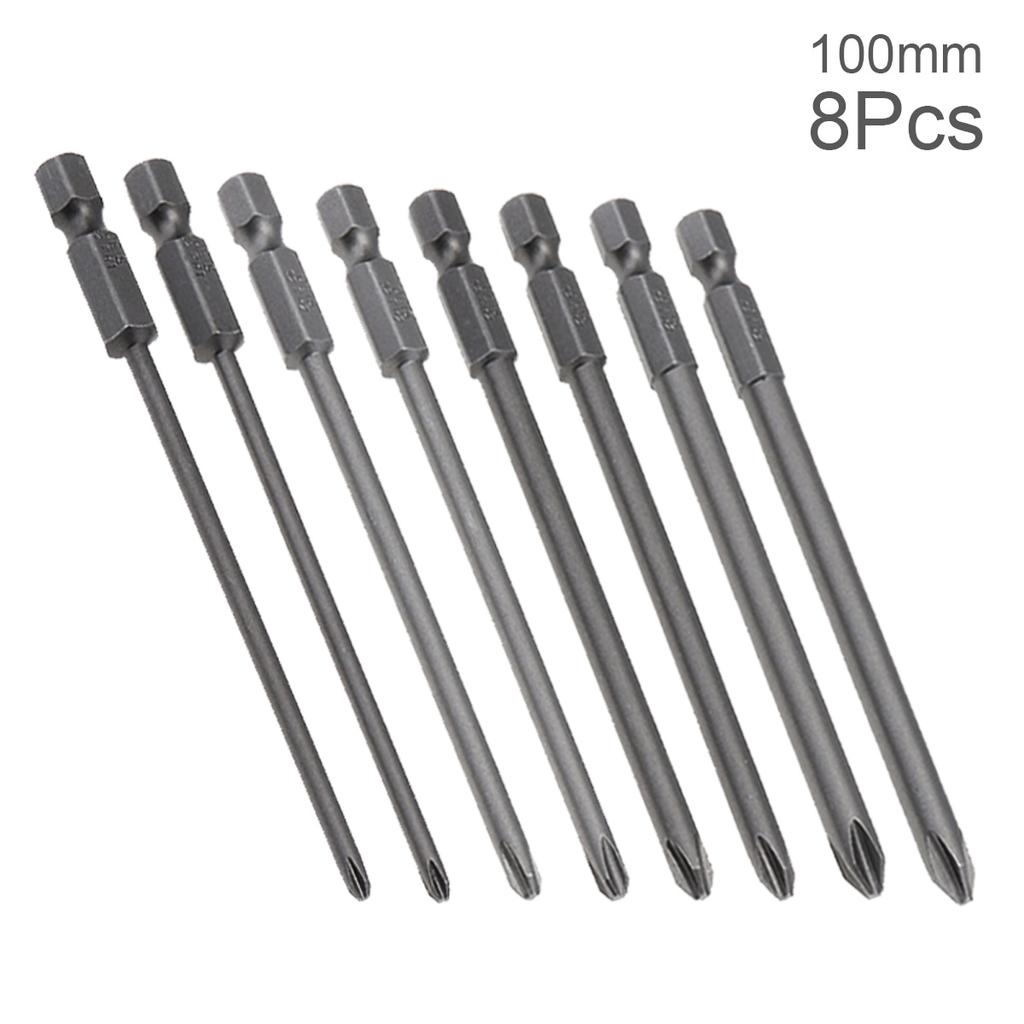 💰Kaufe 8Pcs/Set Magnetic Cross Screwdriver Bits Electric/Pneumatic Hex ...