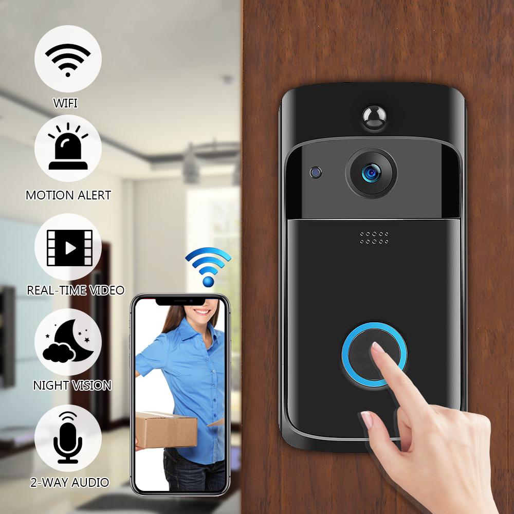 Buy Smart Wifi Doorbell Camera Wireless 2-way Video Recorder Intercom ...
