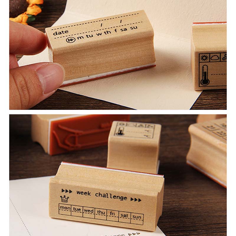 Handmade Set of 5 Fabric Stamps Fun for Kids Craft, Wood Thread Spool ...