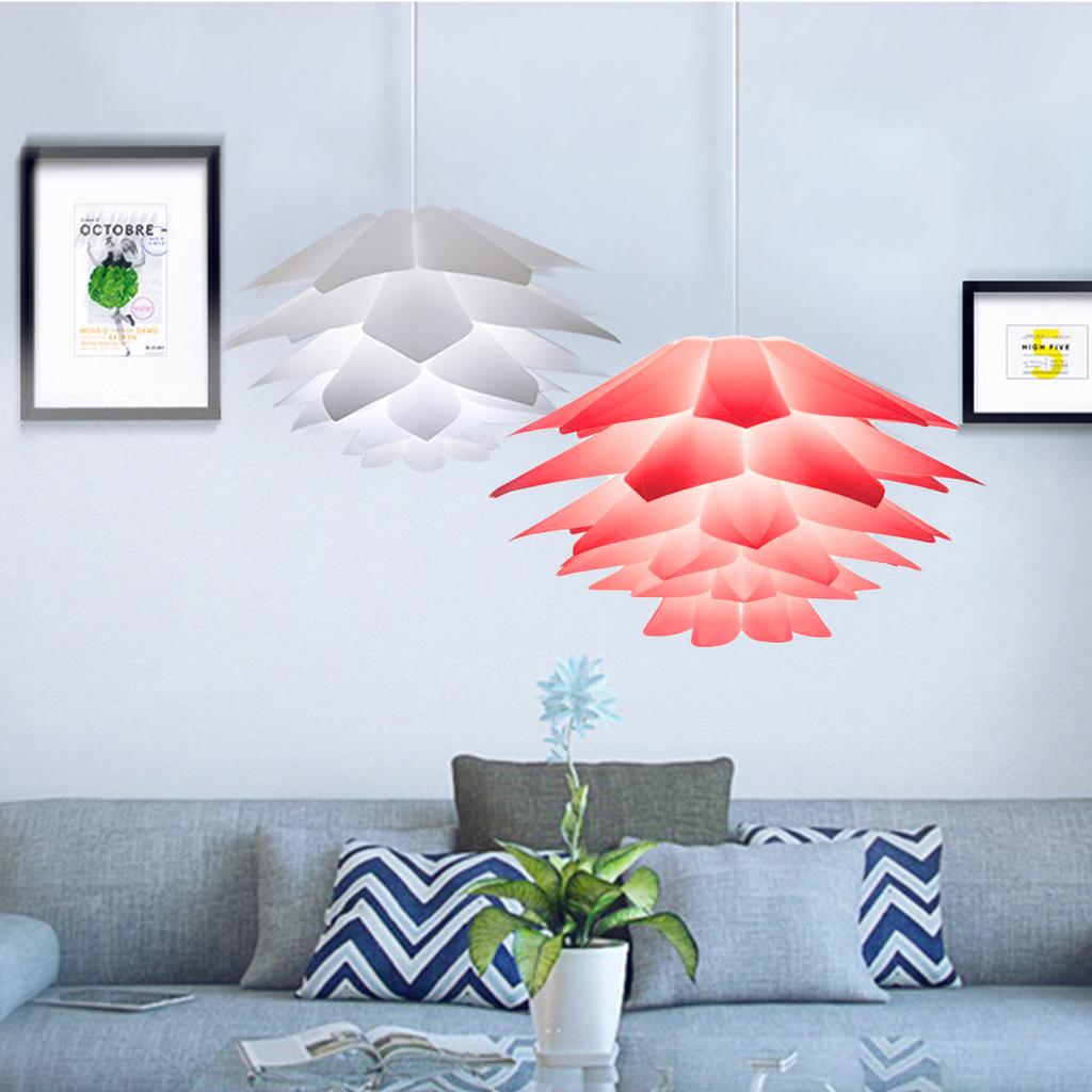 Buy 7 Colors Lotus Chandelier Lampshade DIY Lotus Flower Six-layer Lamp ...