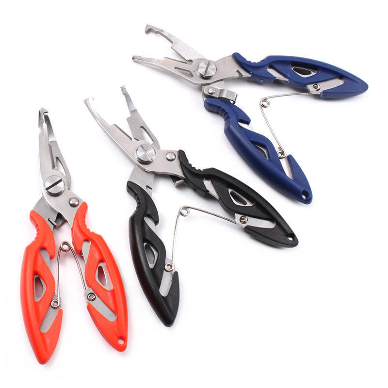 Buy Stainless Steel Fishing Pliers Scissors Line Cutter Remove Hook ...