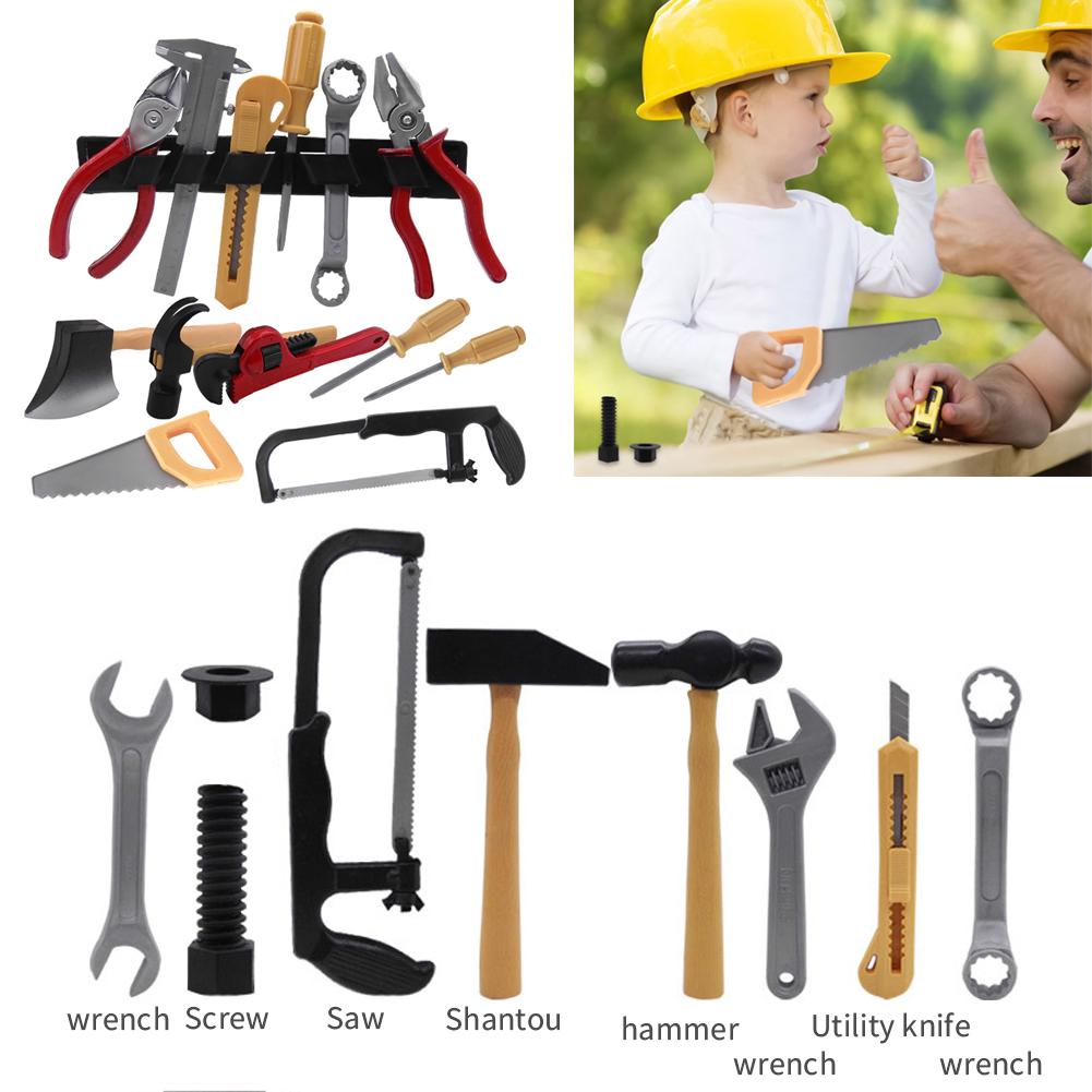 Buy Set Children Kids Toys Building Repair Tool Plastic Hammer Spanner ...