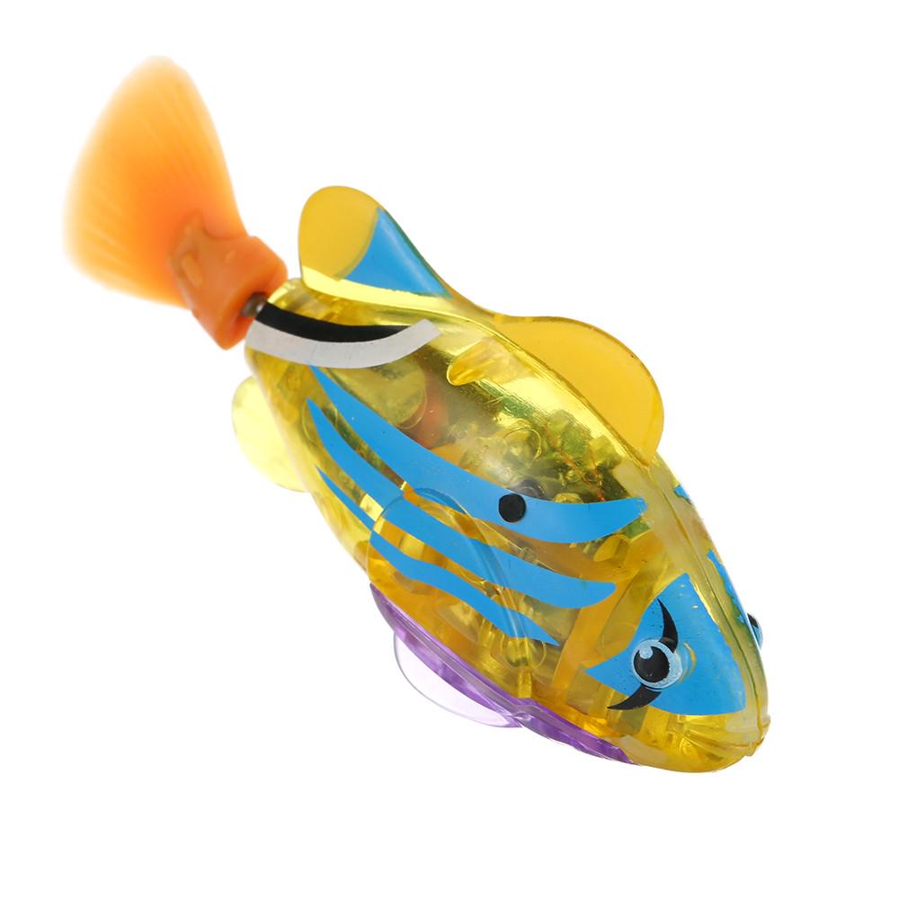 Flashy Electronic Fish Pets Robot Swimming Fish Wonderful Electric ...