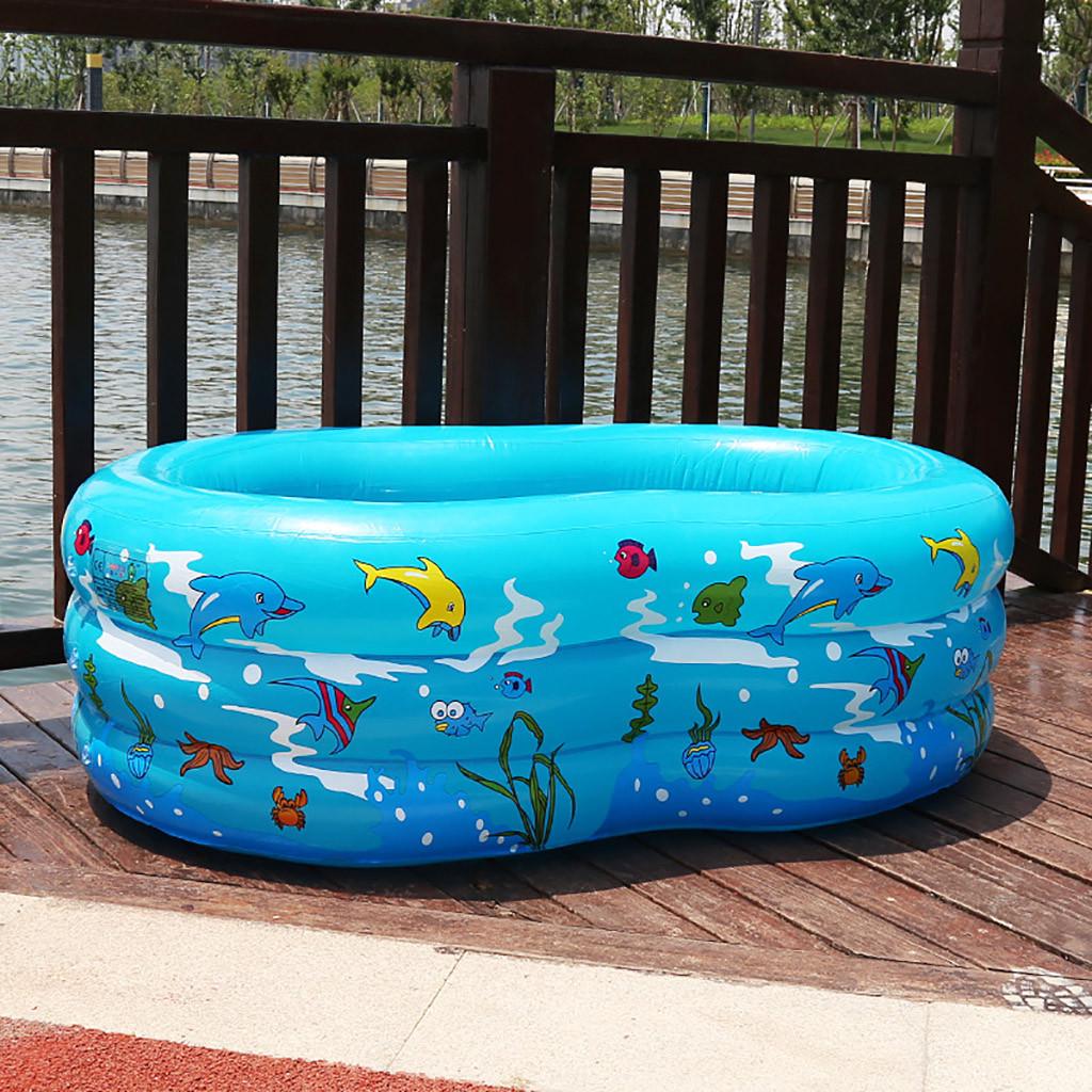 Buy SR Inflatable Swimming Pool Foldable Blow Up Pool For Family Kid ...