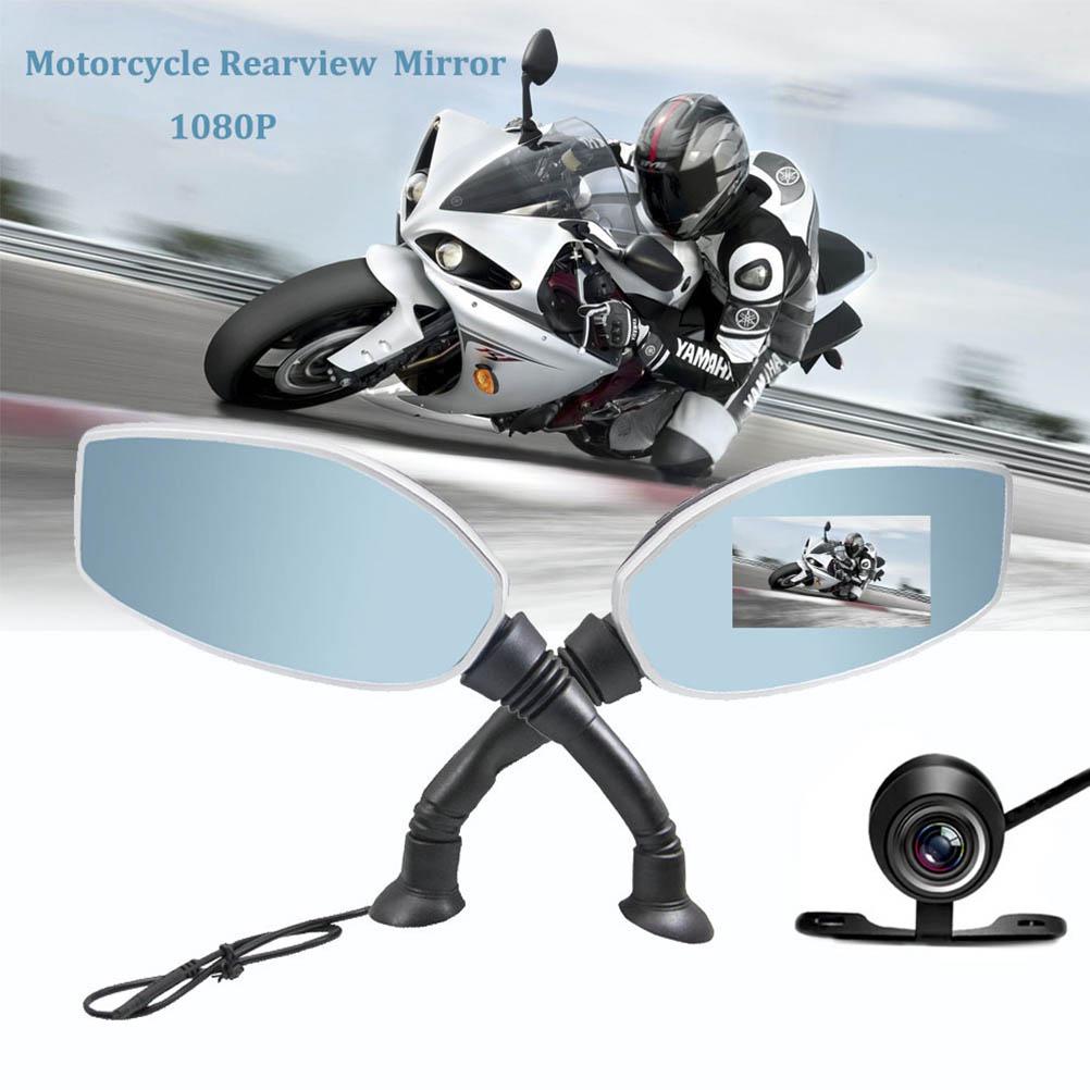1 Pc Motorcycle Camera Loop Recording HD 1080P Motion Detector Dual ...