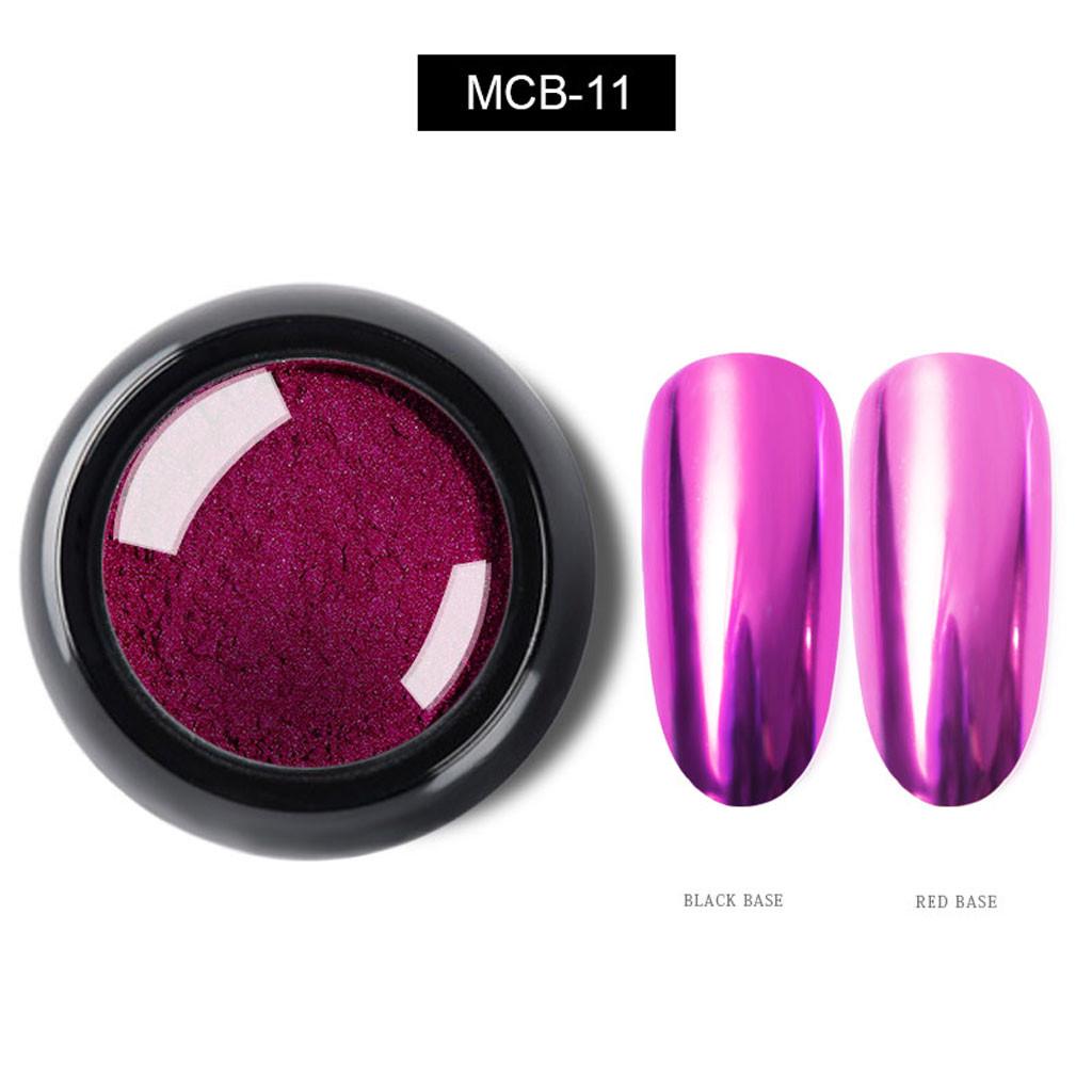 Buy Glitter Mirror Effect Shiny Powder DIY Polish Nail Art Extension at ...