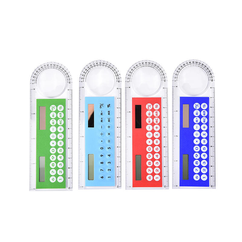 Buy 3in1 Mini Solar Power Calculator 10cm Long Magnifying Glass With ...