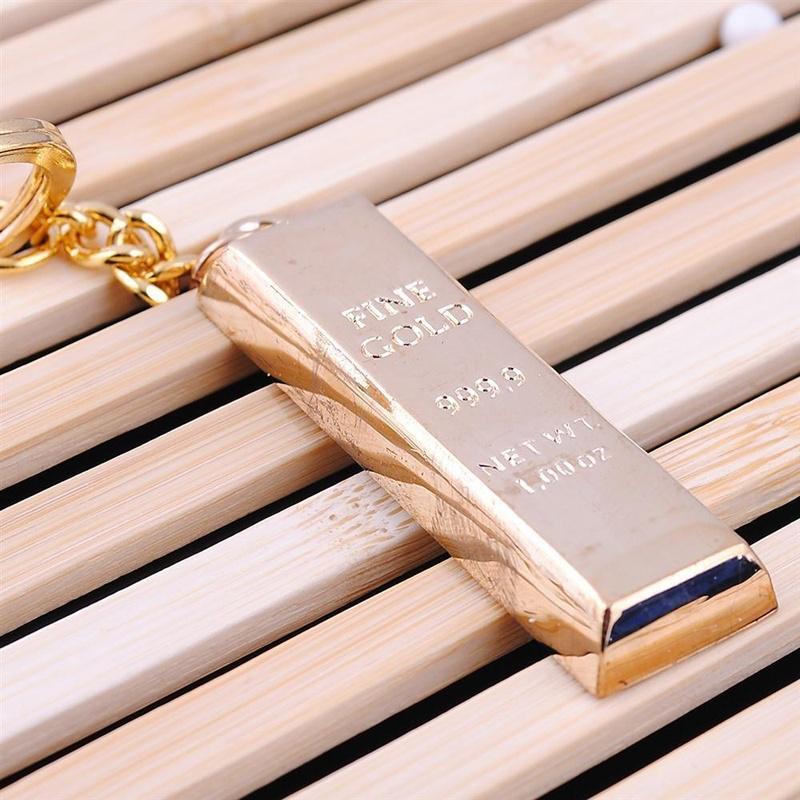 Buy 1pc Unique Key Chain Golden Keychains Keyrings Women Handbag Charms ...