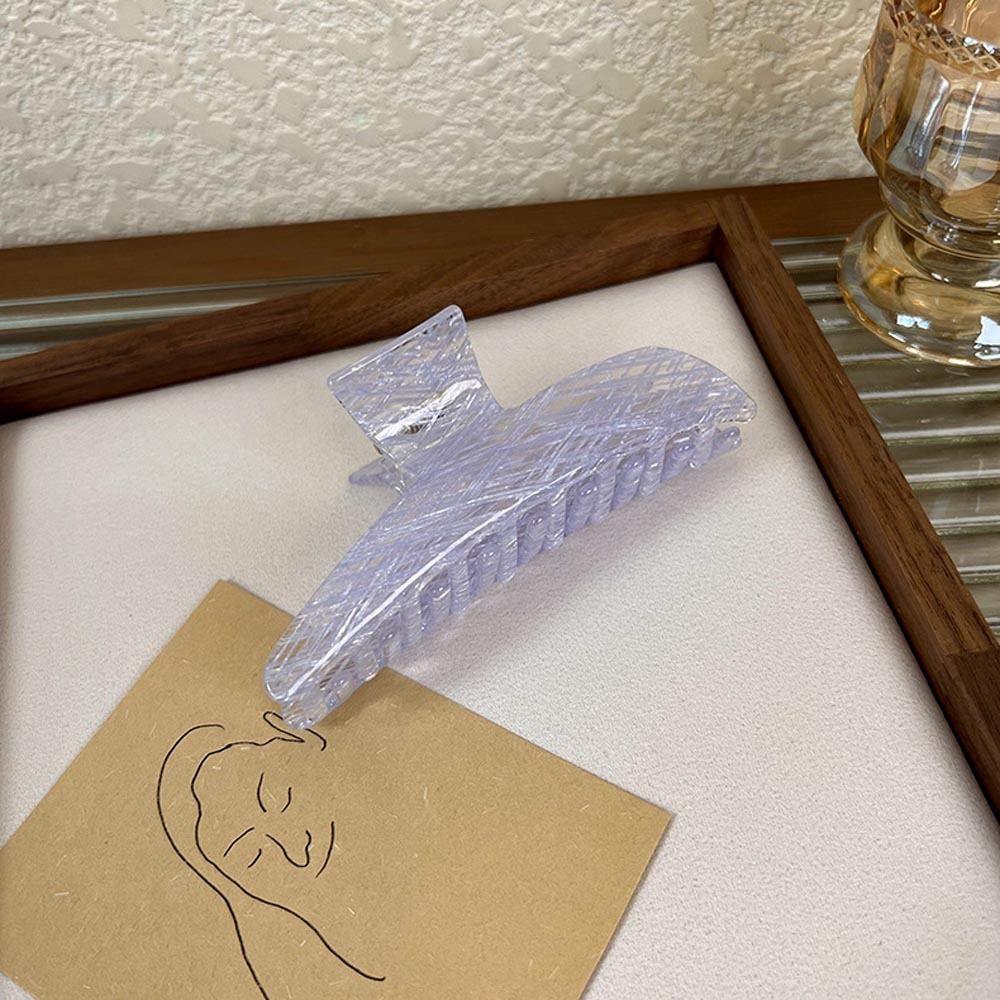 Lattice Shark Clips Geometric Hairgrips Acetate Hair Claws Korean Shark ...