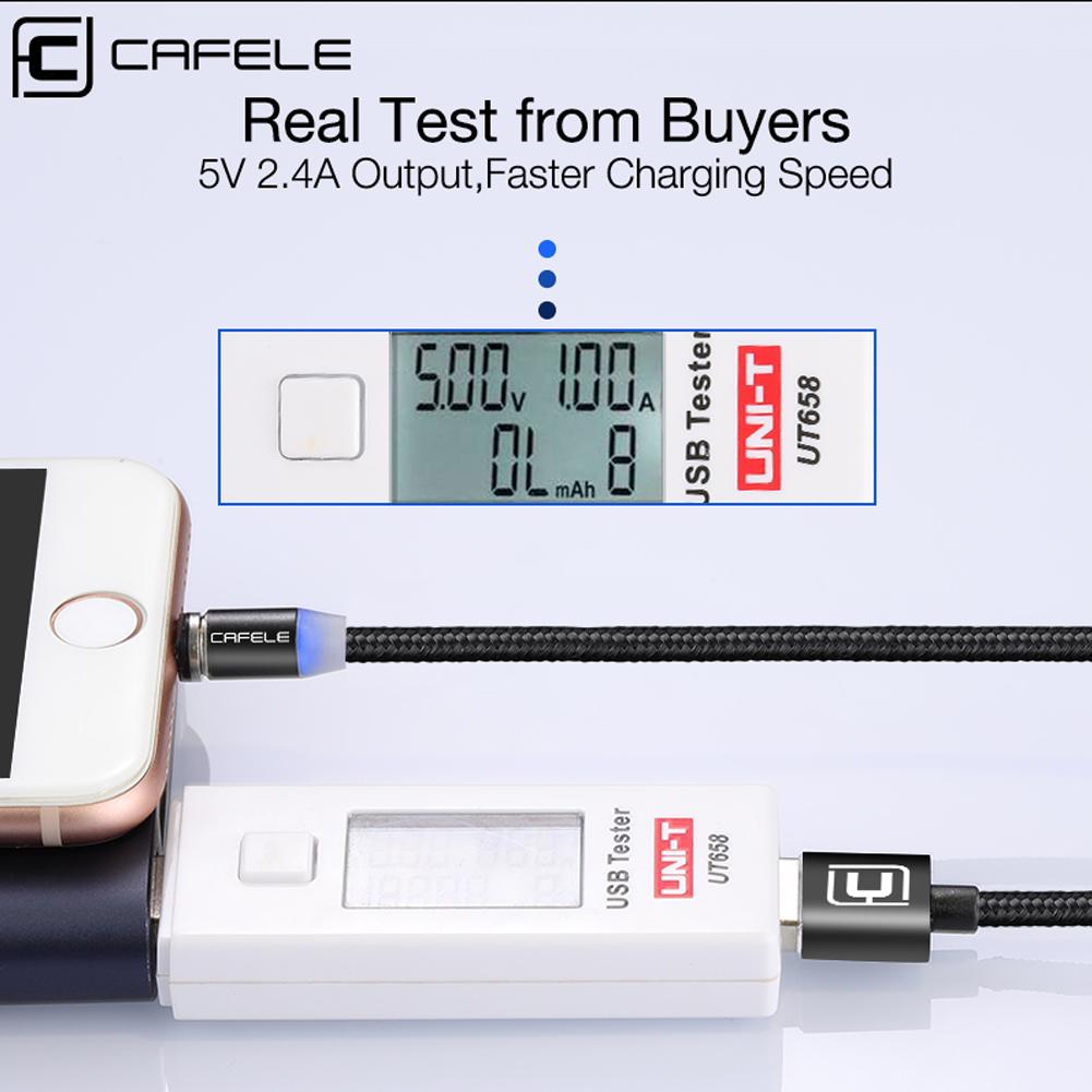 Buy USB Data Line Magnetic Iphone Android TYPE-C Nylon Light Charging ...