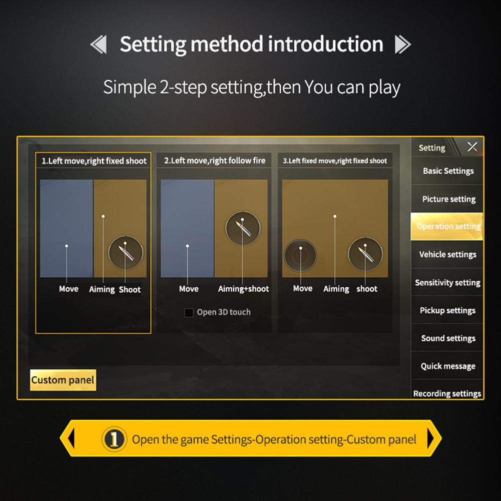 Buy 2pcs Game Controller Phone Fire Trigger Button Aim Key Game Handle ...