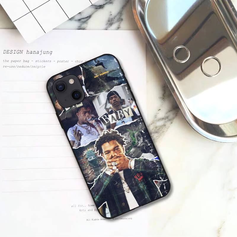 Buy Lil Baby & Gunna Rapper Phone Case For iPhone 11 12 Mini 13 Pro XS ...