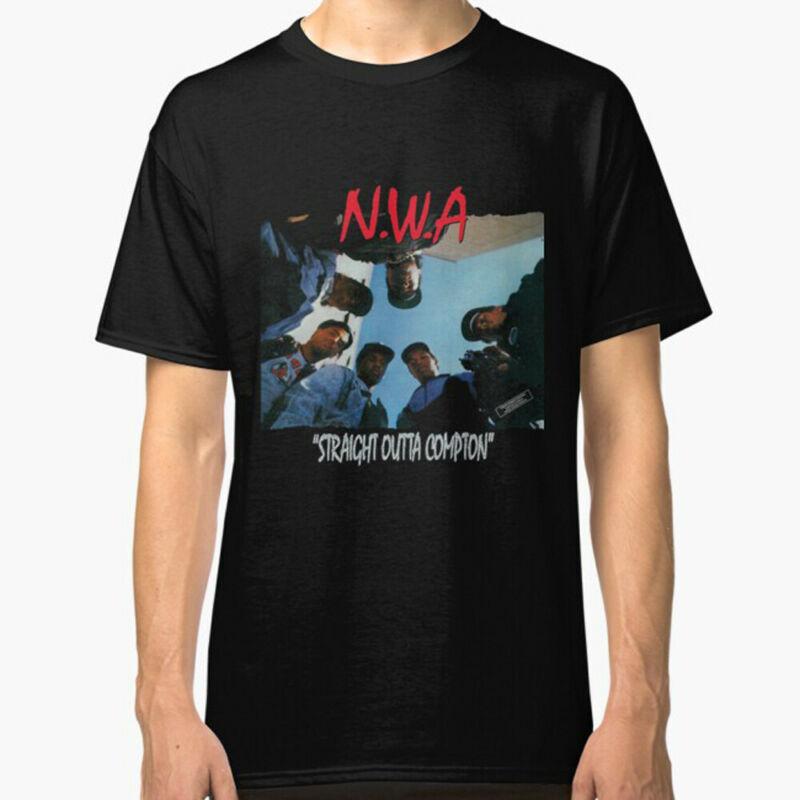 Buy Straight Outta Compton T Shirt Men Women Rapper Black Cool Men T