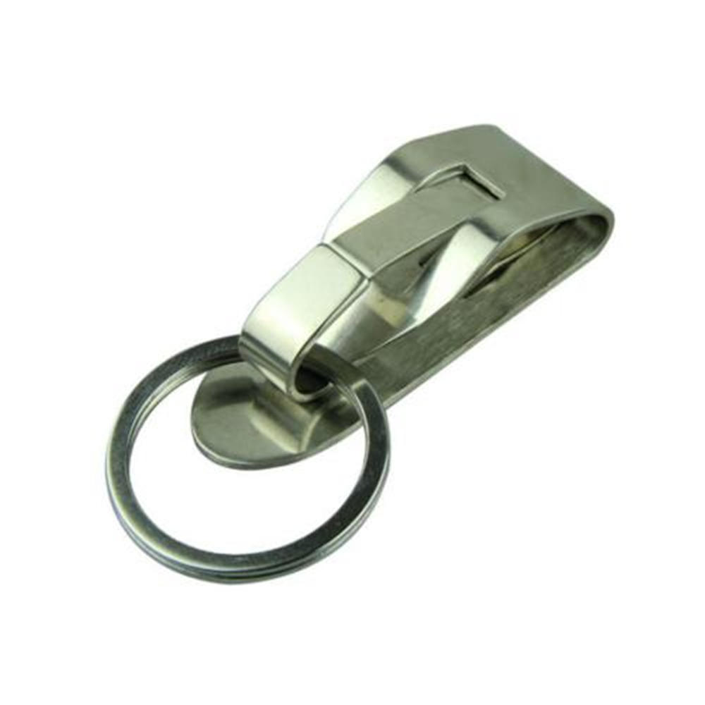 Stainless Steel Key Chain Security Belt Clip Nickel Plated Steel Heavy ...