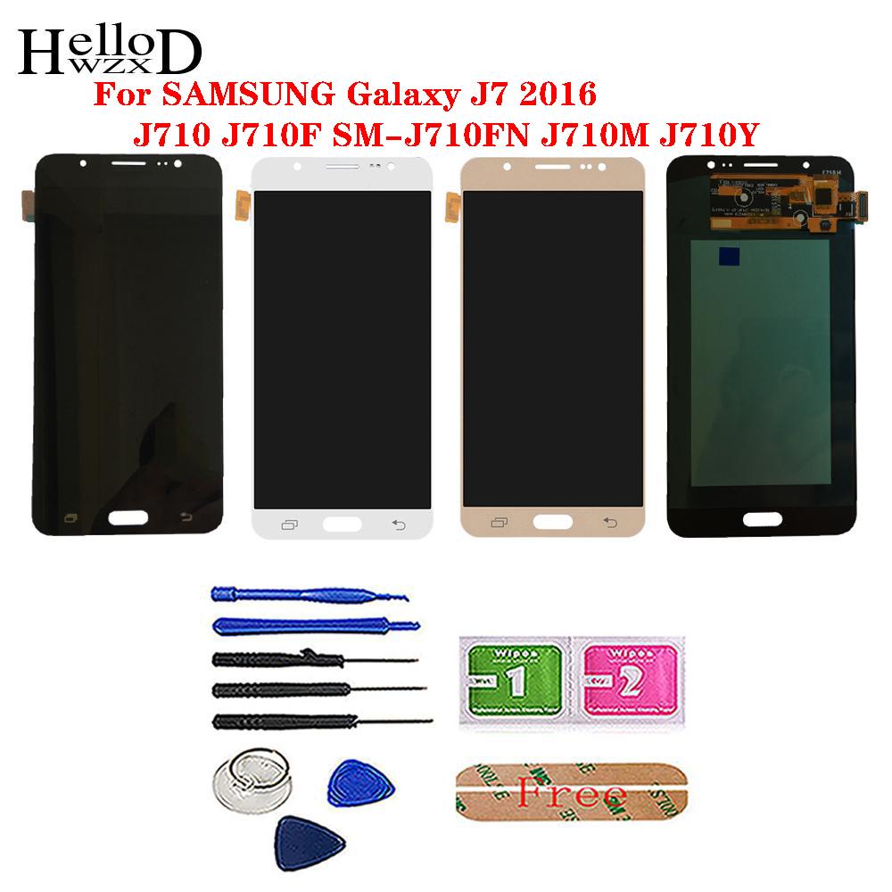 SAMSUNG Galaxy J7 2016 J710 J710F SM-J710FN J710M J710Y LCD Ekran Dokunmatik Ekran ...