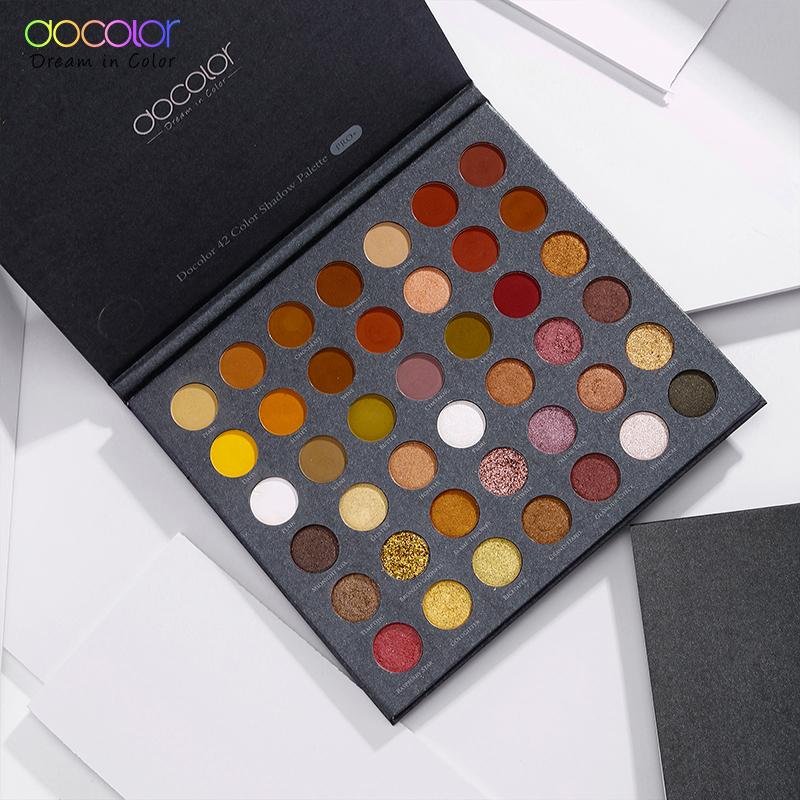 Buy Docolor 42 Colors Eyeshadow Palette Matte Pigment Eye Shadow Powder ...