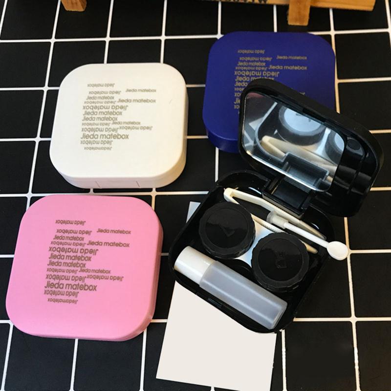 Buy 1 PCS Contact Lenses Box Of Random Letters Simple Contact Lens Case ...