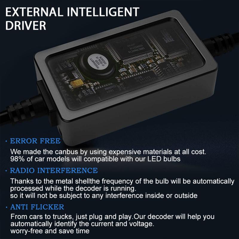 Satın alın 28w 6000k 7500lm F9 Car Led Headlight Bulb H4 H7 H11 H13 ...