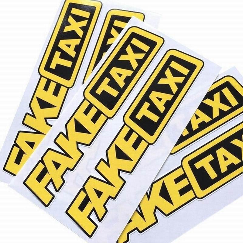 Buy 4Pcs Funny Auto Decorations Window Car Vinyl Waterproof Reflective ...