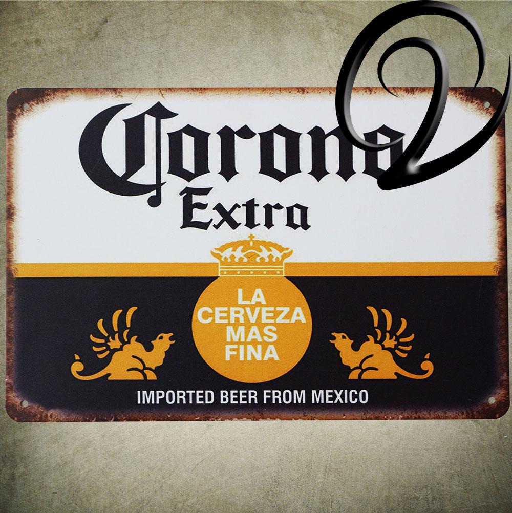 Club Bar Pub Corona Extra Mexico Beer Tin Sign Man Cave Plaque Poster ...