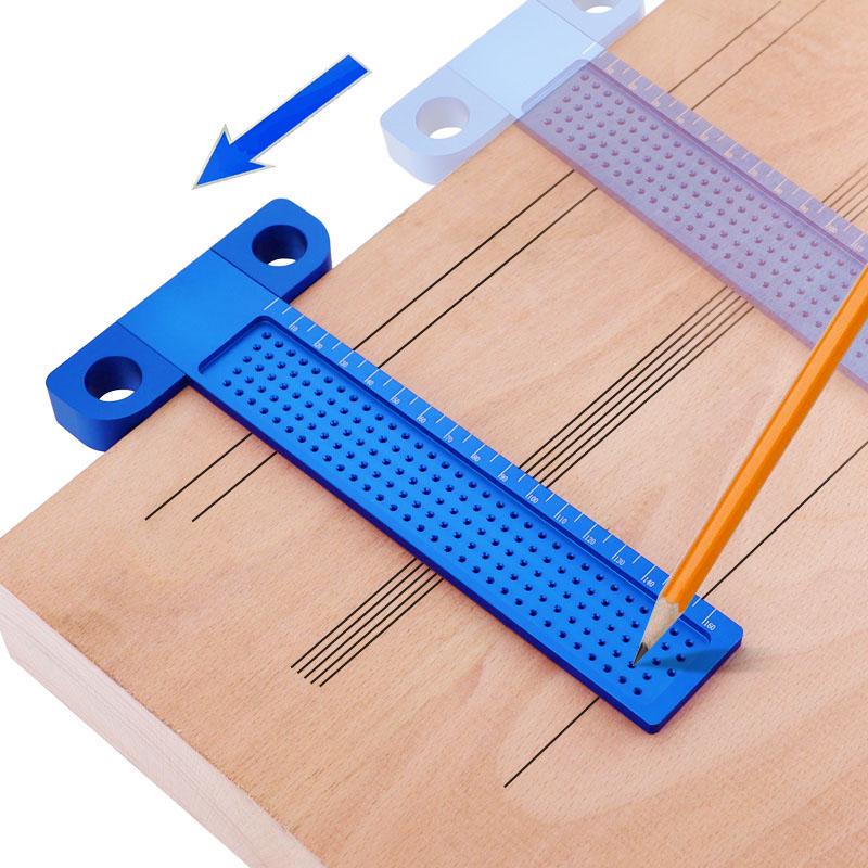 Buy Woodworking T Ruler RUITOOL 160mm Aluminum Metric at affordable ...