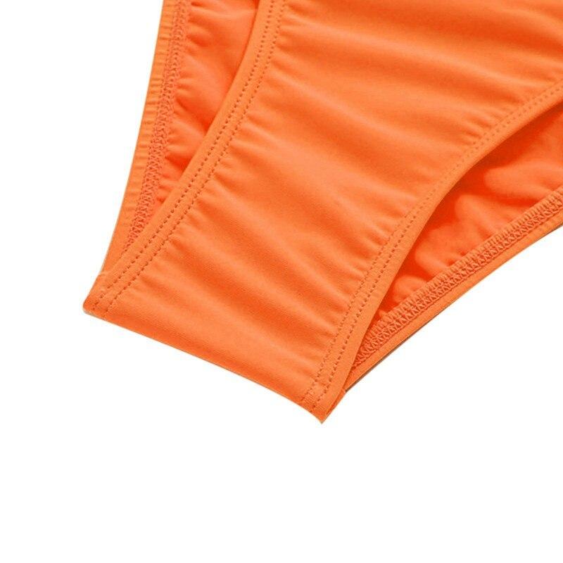 Women'S Ladies Sexy Bikini Set Fluorescent Color Three Piece Swimsuit ...