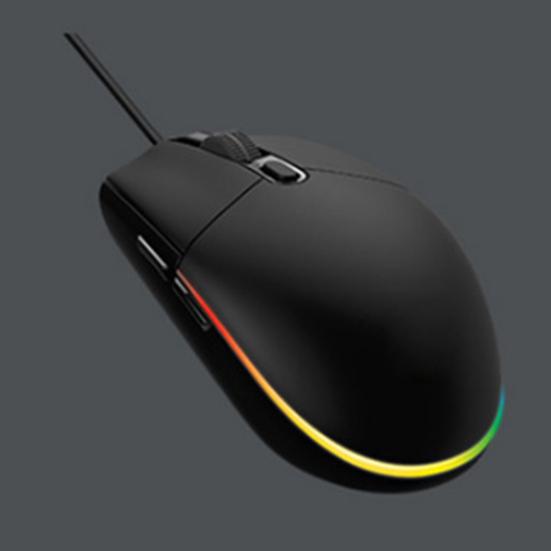 Buy Computer Peripherals Plastic Wired Mouse RGB Light Comfortable to ...