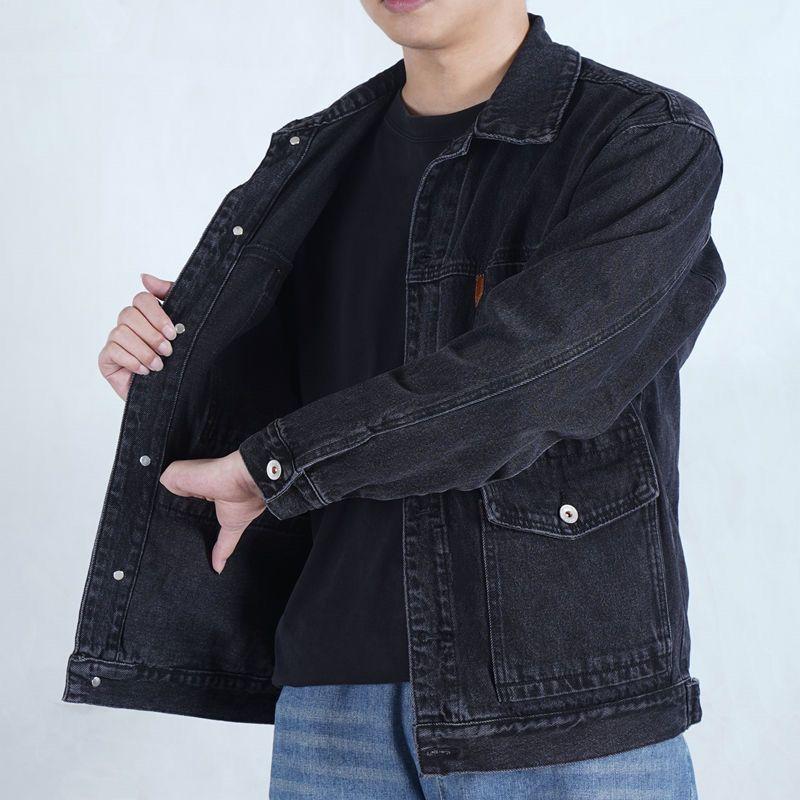 Cheap Men's Spring and Autumn Large Size Short Denim Jacket High ...