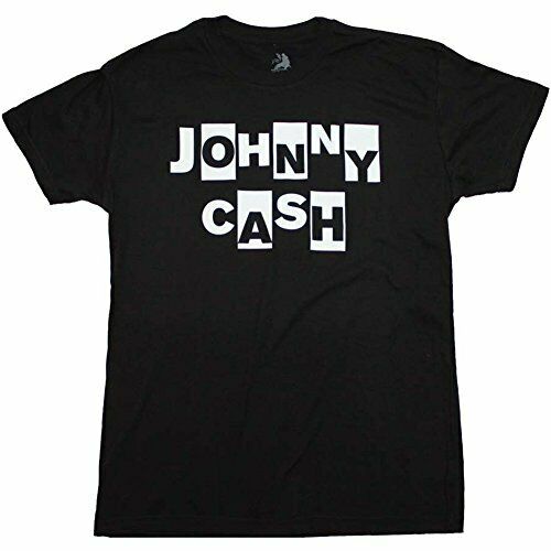 Band Merch Mens Johnny Cash Ransom T Shirt Black Black Chic Summer Tee ...