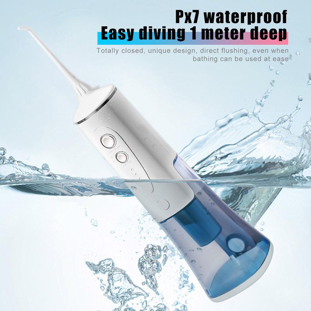 Buy EEEH Electric Oral Irrigator 3 Modes USB Waterproof Dental Cleaner ...
