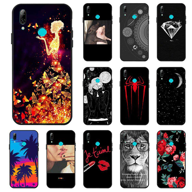 Buy For Huawei P Smart 2019 Case Carton Painted Soft Cover For Huawei P ...