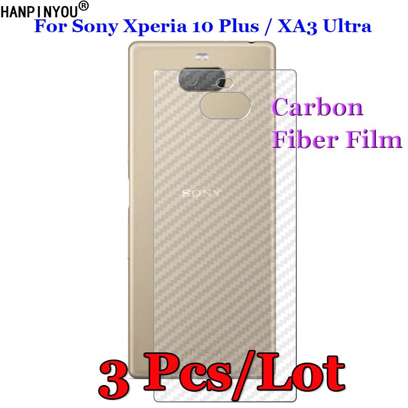 3Pcs/Lot For Sony Xperia 10 Plus 10 Plus 3D Carbon Fiber Back Skin ...
