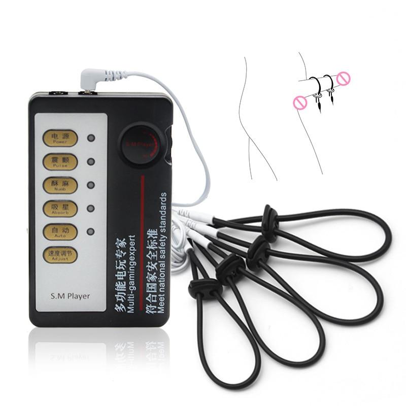 Buy Electric Shocker Rings Male Masturbators Stimulate Penis Cock ...