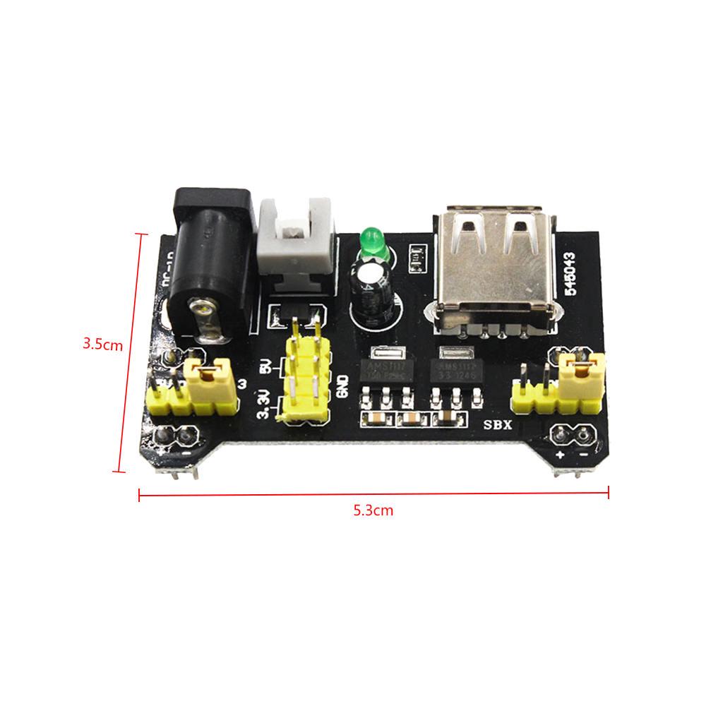 Buy 2PCS 5pcs MB102 Breadboard Power Supply Module 3.3V/5V For Arduino ...