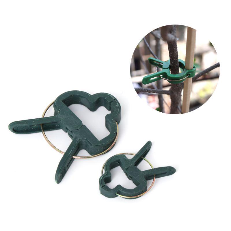 20pcs Garden Plant Flower Lever Loop Gripper Clips Support Straighten ...