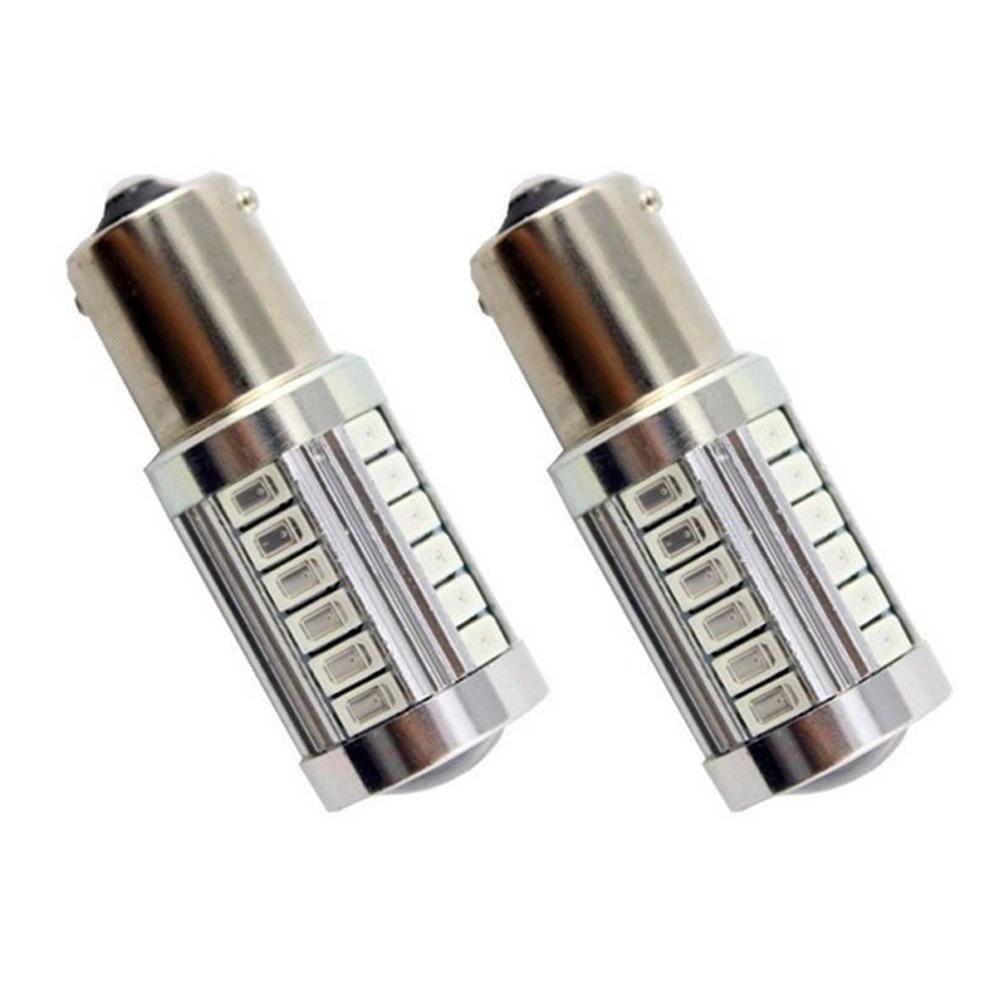 Buy 2PCS Car BA15S P21W 1156 LED Rear Tail Bulb 33-SMD 5630 5730 12V ...