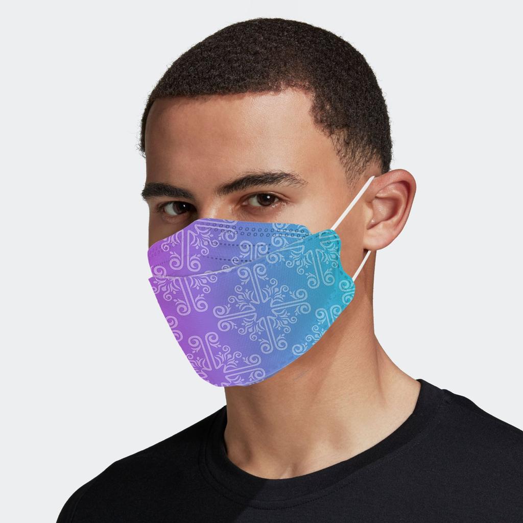 Buy Christmas Face Mask Fish Type 3d 4-ply Printed Disposable Masks ...