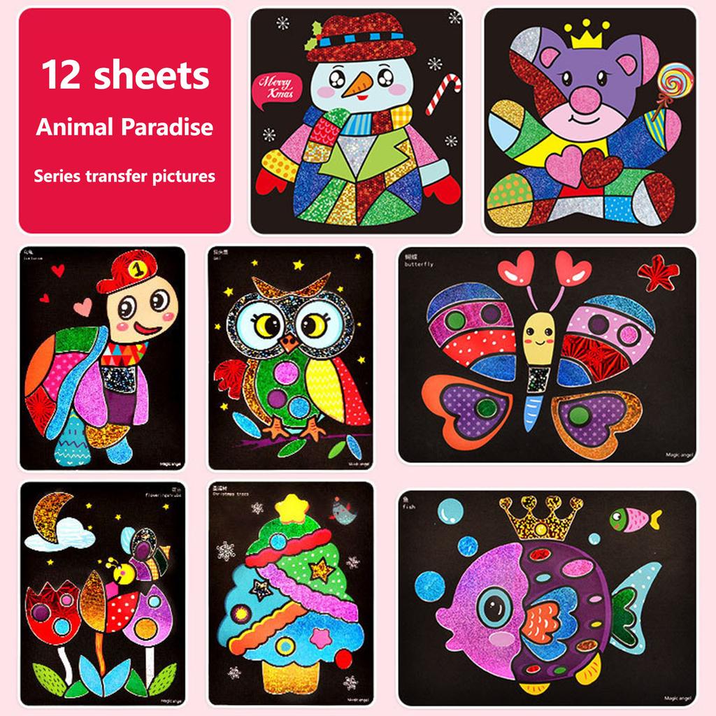 Satın alın Children's Art Stickers, Creative Diy Manual Stickers ...
