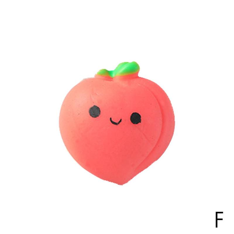 Buy Soft Silicone Avocado Squishy Fruit Package Peach Watermelon Banana ...
