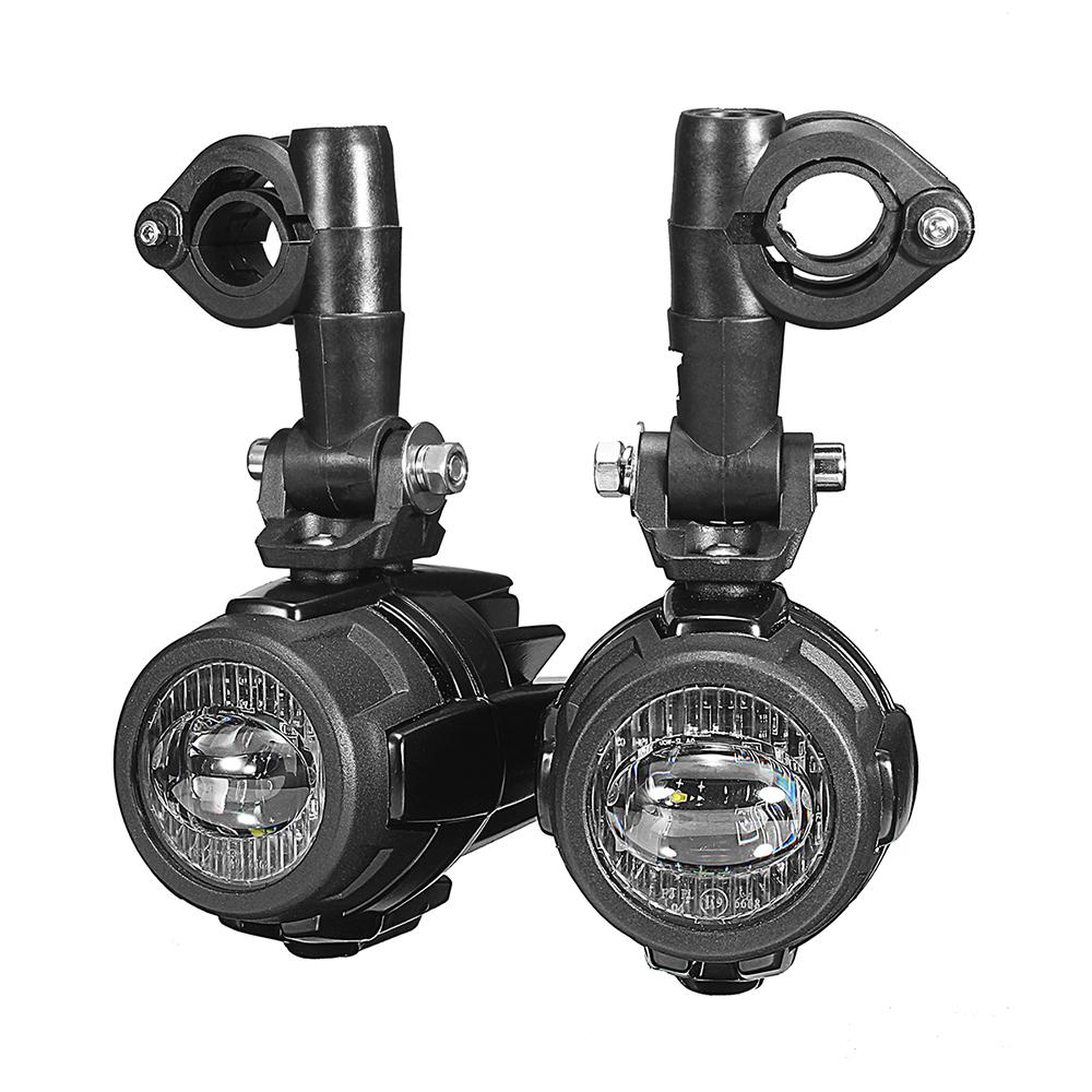 10-30V 40W Motorcycle LED Auxiliary Fog Spot Light Safety Driving Lamp Compatible with BMWs ...