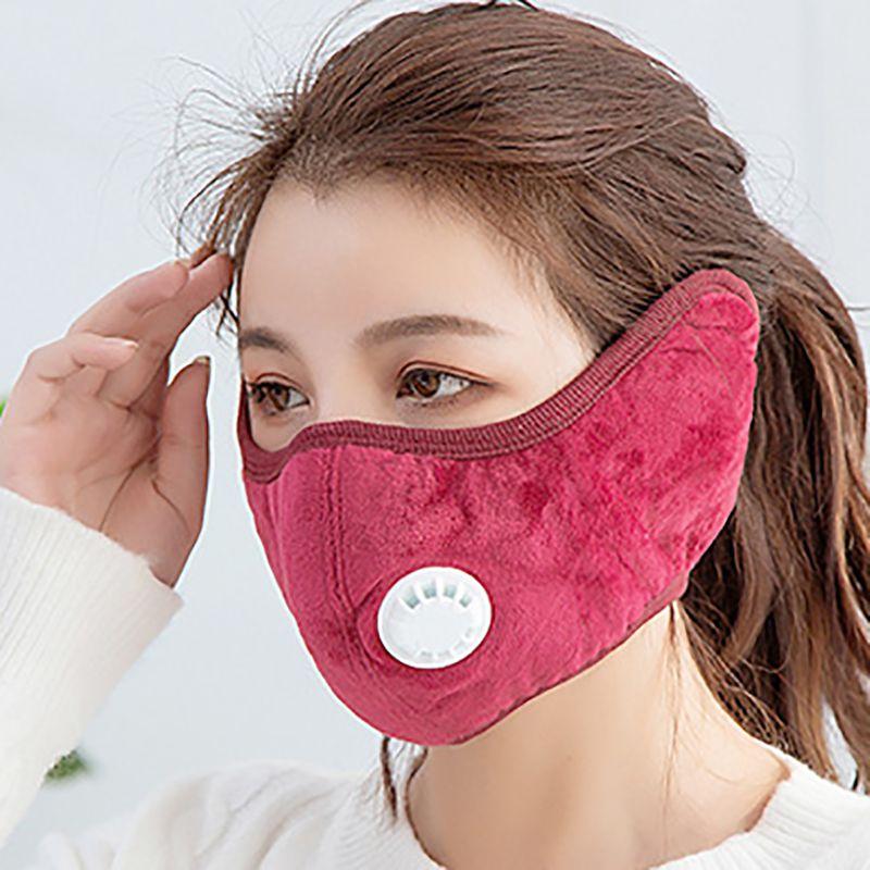 Buy Autumn Pm2.5 Breathing Smog Mask Unisex Warm Mask Two In One Ear ...