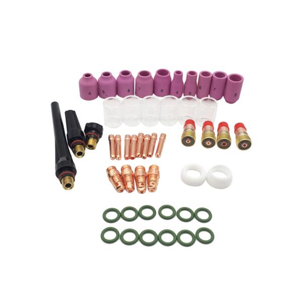 Buy 49Pc Collet Body Kit Durable Metal Removable TIG Lens Kit for ...