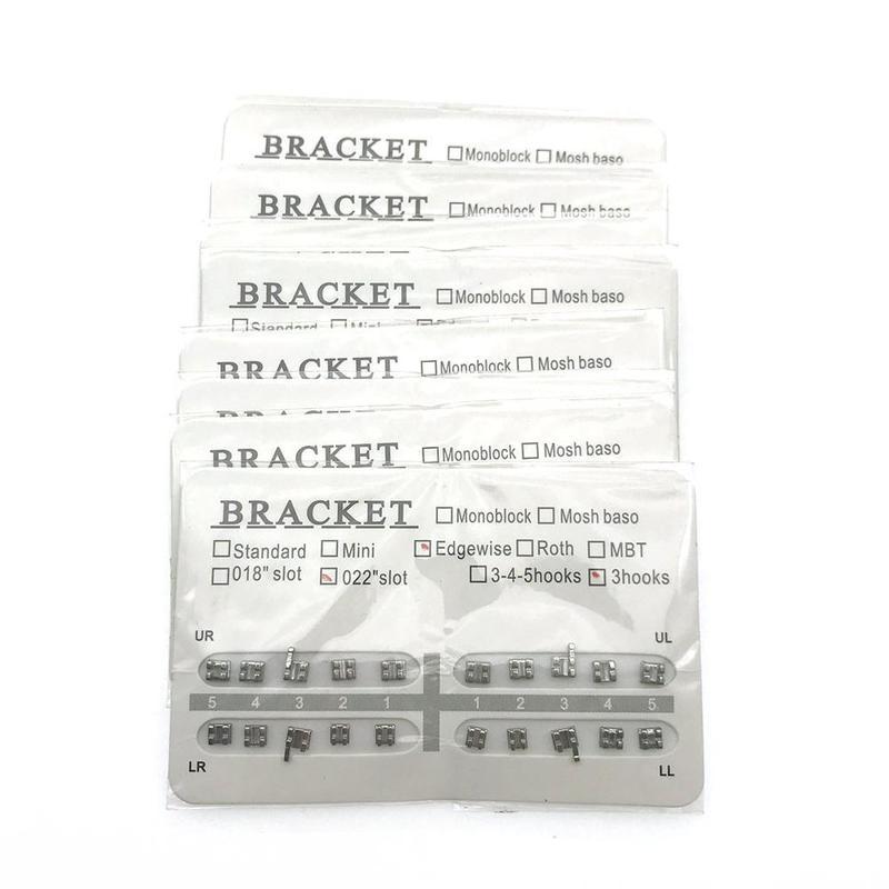 Buy 10 Kits Dental Orthodontic Mental Bracket Brace Mini Roth Slot 022 ...