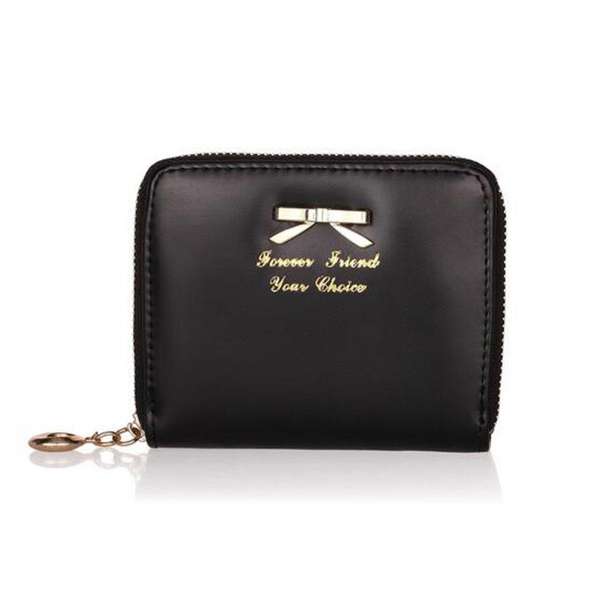 Small Size Zipper Women Short Style Wallet For Coin Card Cash Clutch ...