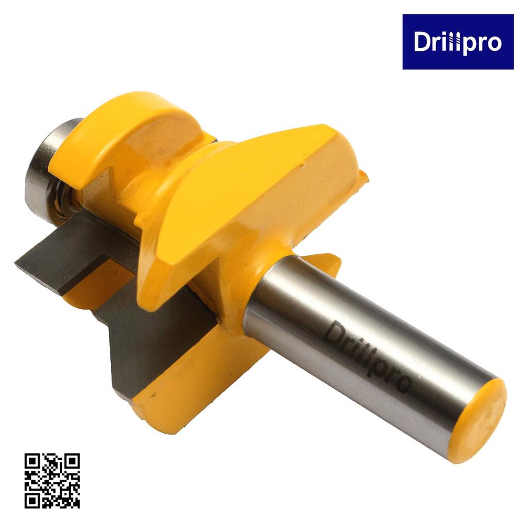 2PCS 1/2 "X 3" Matched Tongue & Groove V- Notch 45 ° Router Bit Set Kit ...