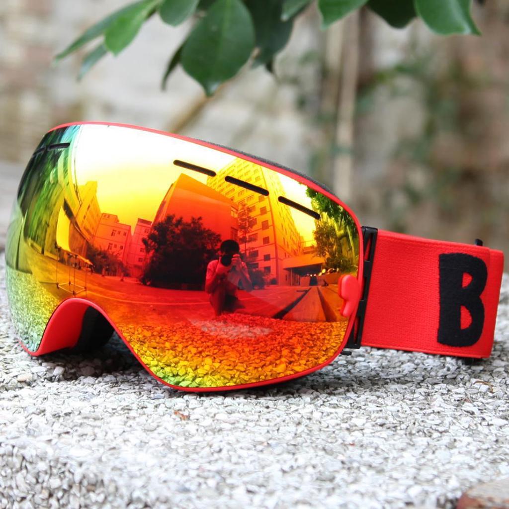 Buy Skiing Anti-Fog Uv Unisex Goggles Eyewear Outdoor Sports Glasses at ...