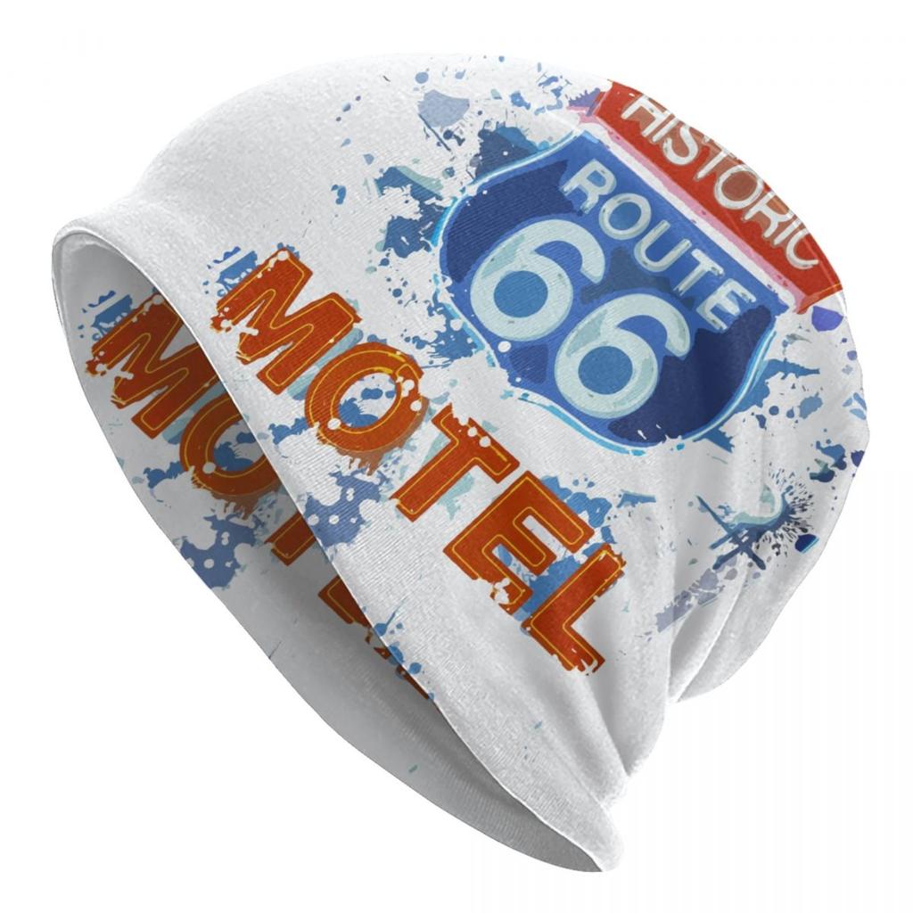 Route 66 Splatter Road Bonnet Hat Hip Hop Street Skullies Beanies Hat ...