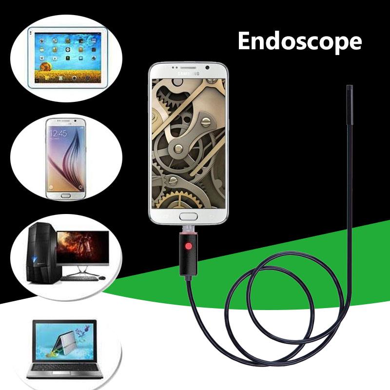 Buy 2/5M Length Endoscope Waterproof Borescope Inspection Camera For ...