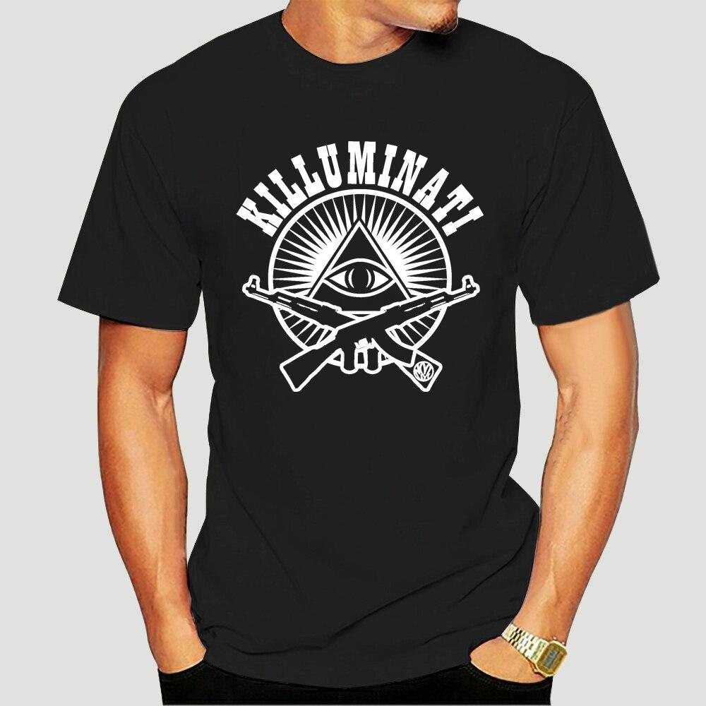 Buy New Killuminati Illuminati New World Order Eye Logo Black T-Shirt Size S To 3Xl Men's T ...