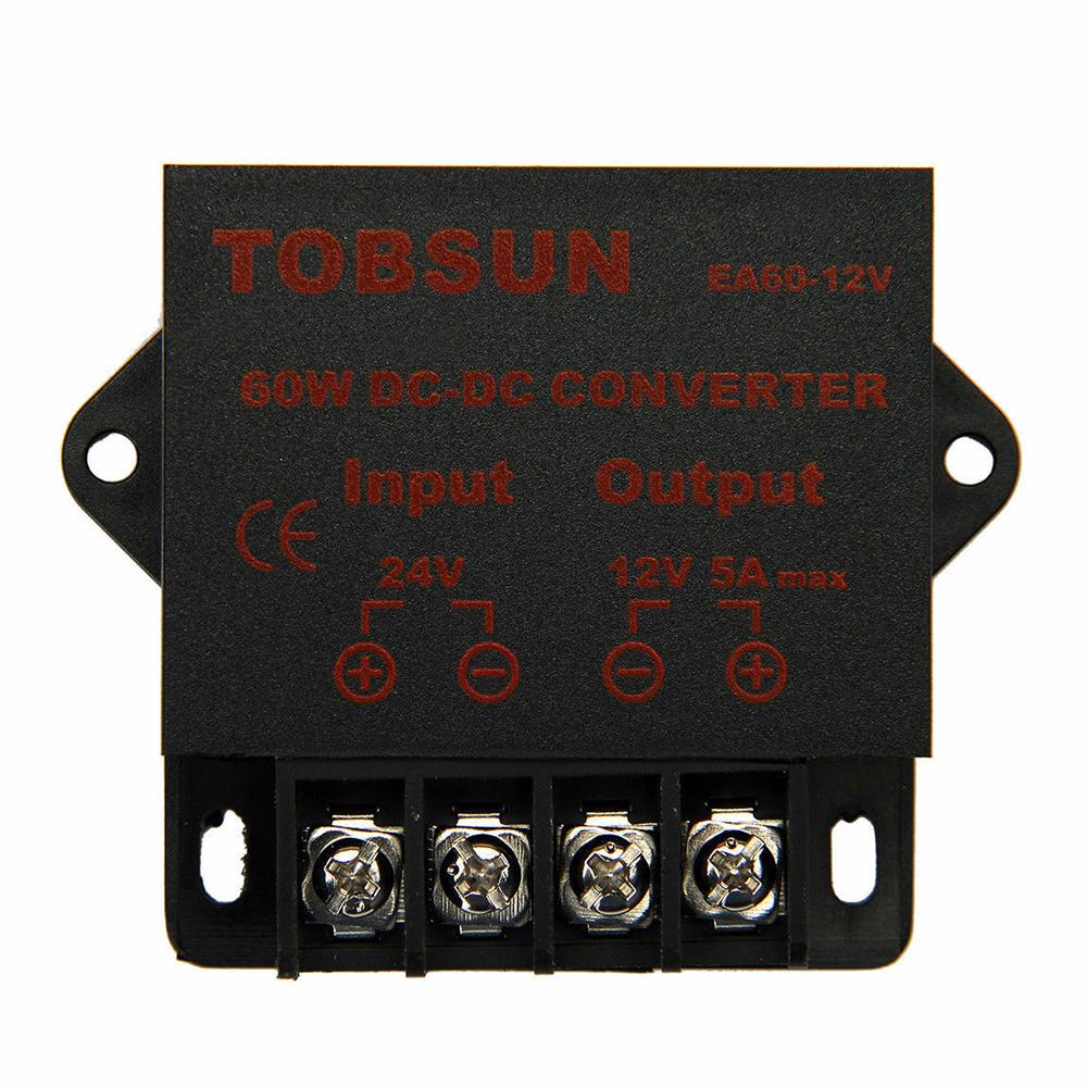 Buy 24Vdc To 12Vdc 5A Converter Step Down Regulator Module 60W ...